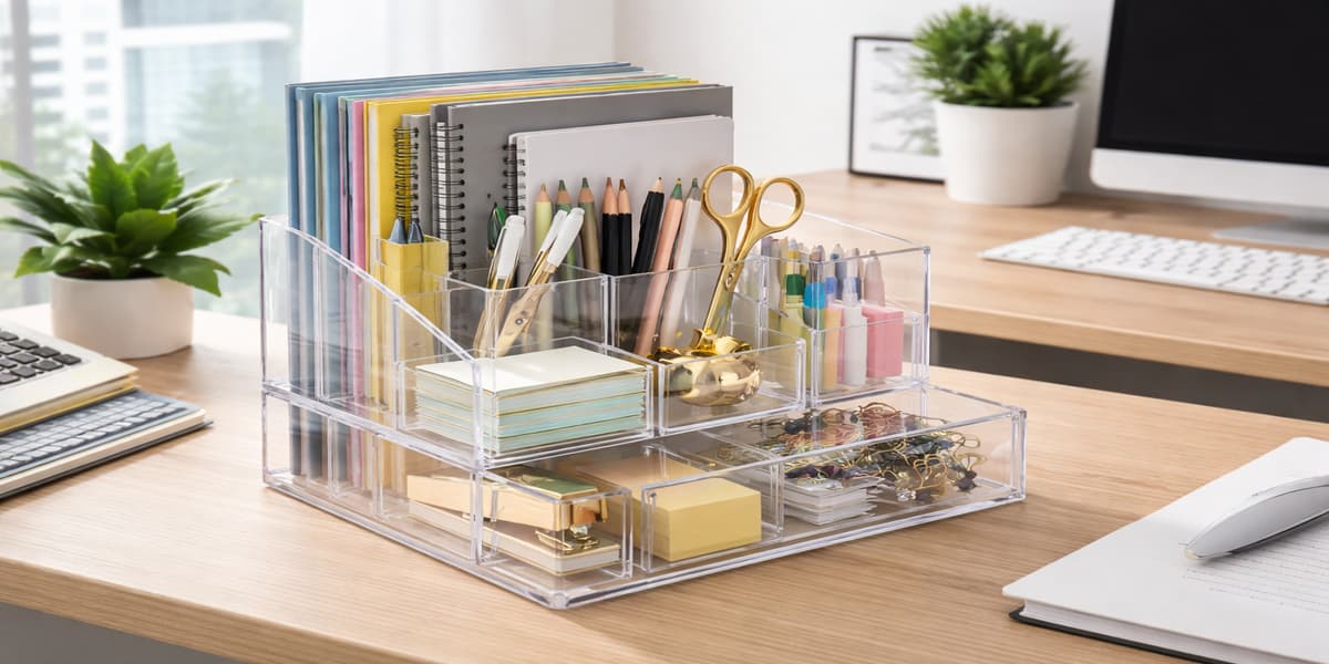 7 Best Acrylic Desk Organizers for Modern Offices – LeStallion