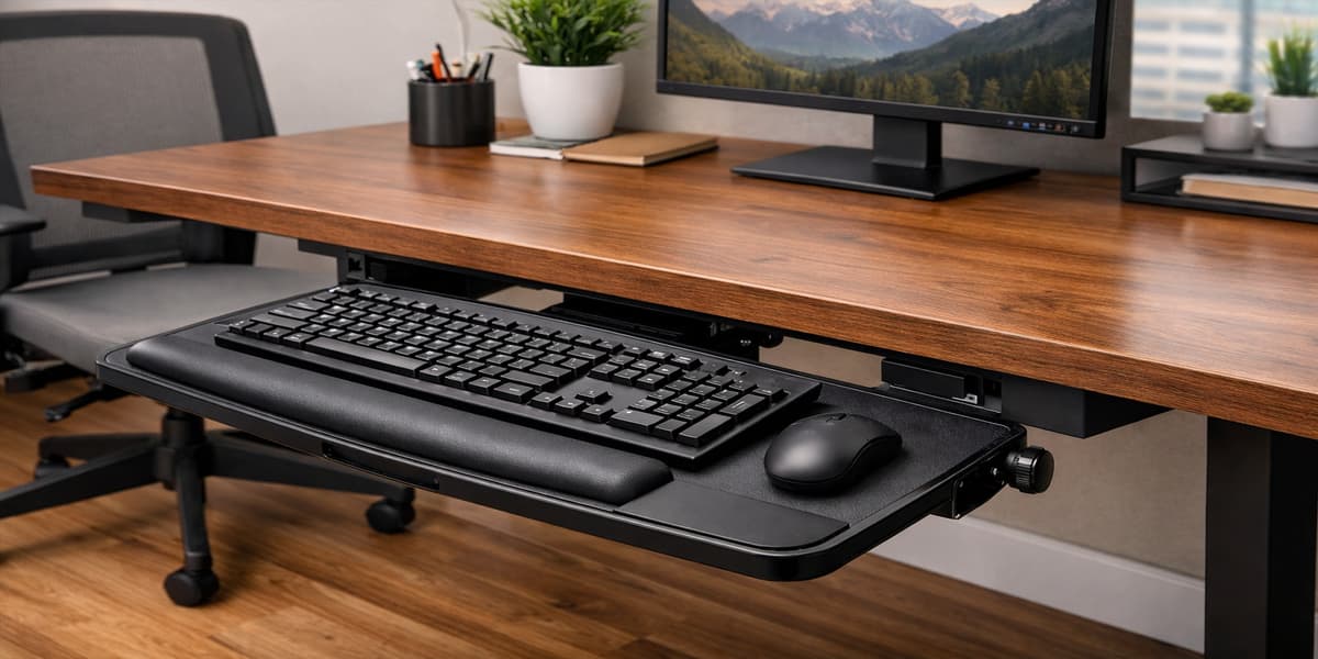 7 Best Clamp-On Keyboard Trays for Any Desk – LeStallion