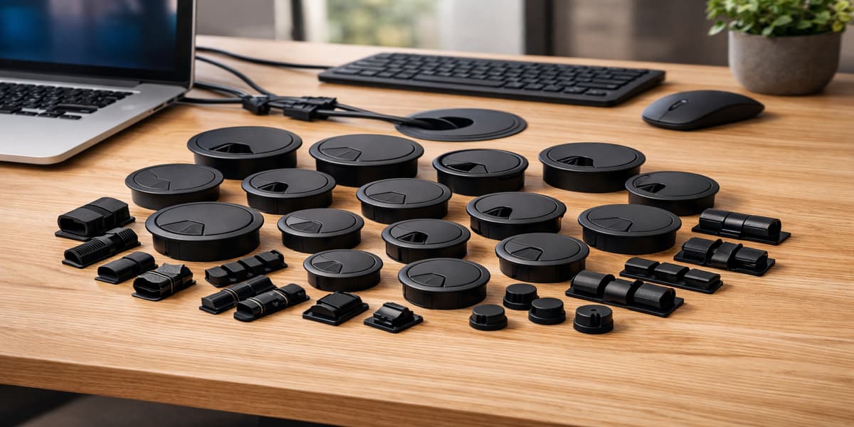 7 Best Desk Grommet Hole Cover for Cable Management Desktop – LeStallion
