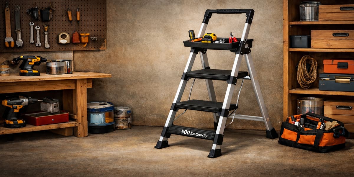 7 Best Foldable Step Stools with Handle for Office – LeStallion