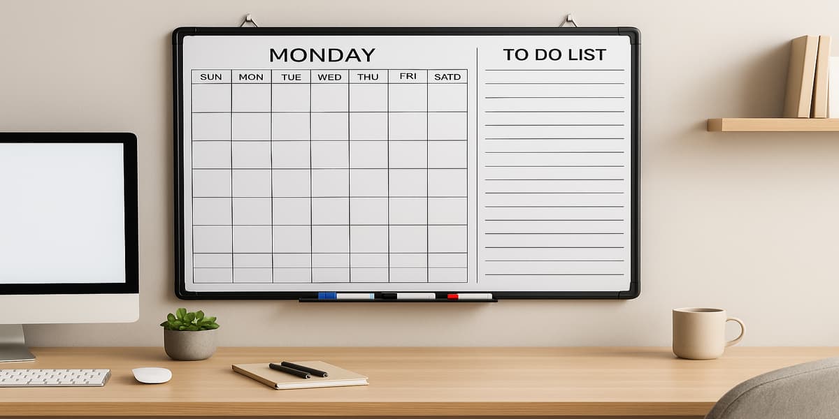 7 Best Magnetic Whiteboard with Calendar Grid and Markers – LeStallion