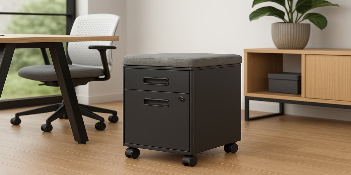 7 Best Mobile Pedestal File Cabinet with Cushioned Seat Top – LeStallion