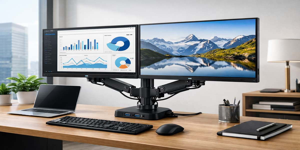 7 Best Monitor Arm with Cable Management Sleeve Internal Routing ...